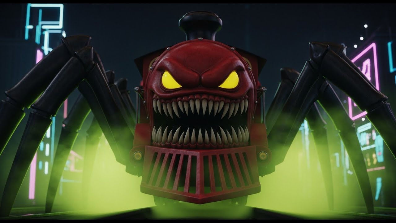 Choo Choo Charles Monster Spider Train - YouTube