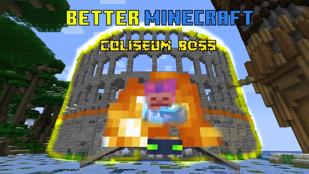 Fighting the Coliseum Boss/ Better Minecraft Modpack (Ep.3) - YouTube