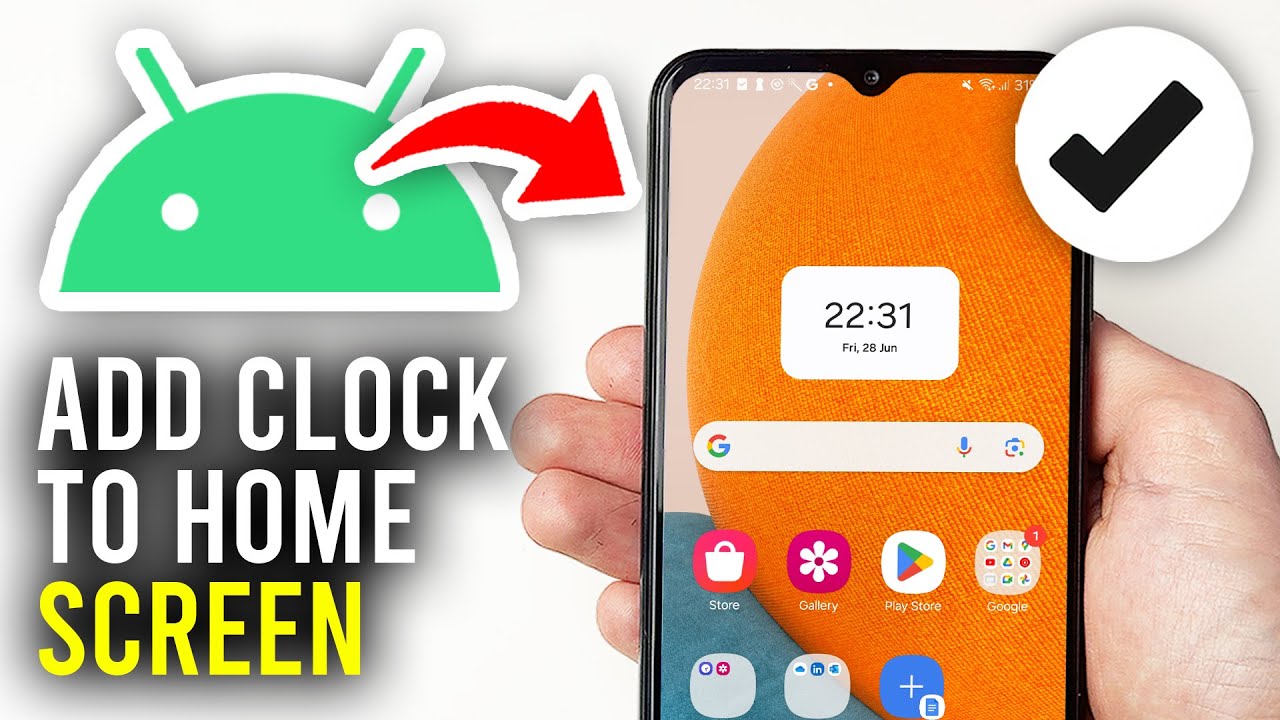 How To Add Clock Widget On Android Home Screen Full Guide YouTube How To Add Clock Widget On Android Home Screen Full Guide YouTube