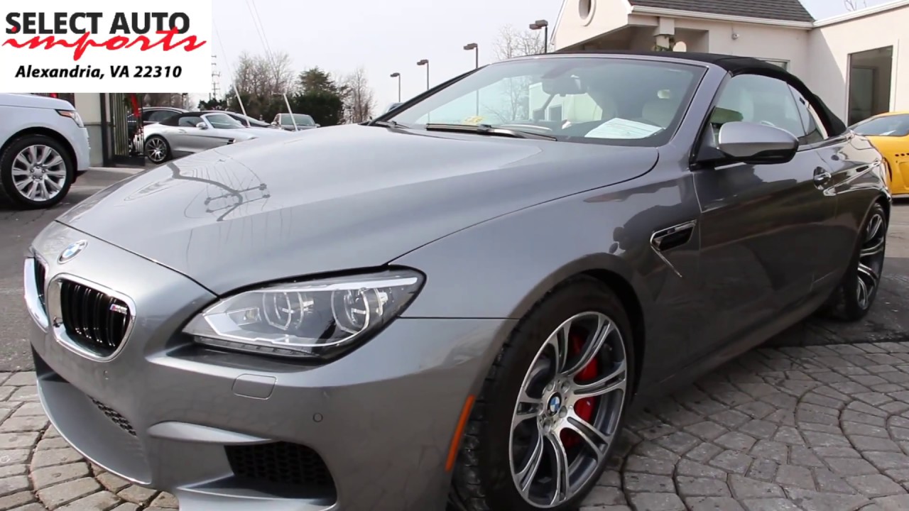 2015 BMW M6 Convertible Space Gray Metallic Select Auto Imports in ...