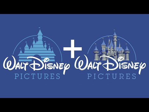 Walt Disney Pictures logo (1985-2006 and Pixar mashup)