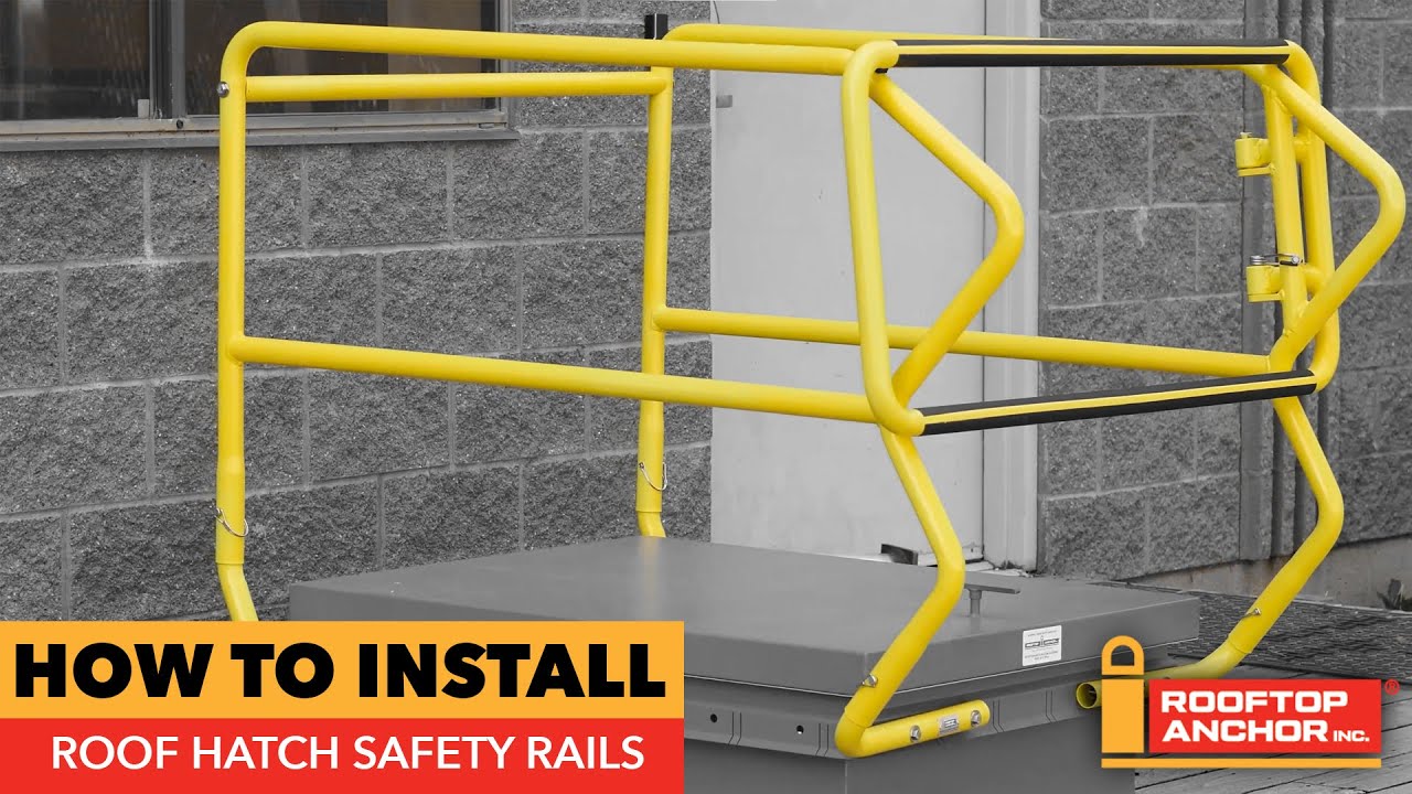 SafePro Improves Its Roof Hatch Safety Rail System Roofing, 53% OFF
