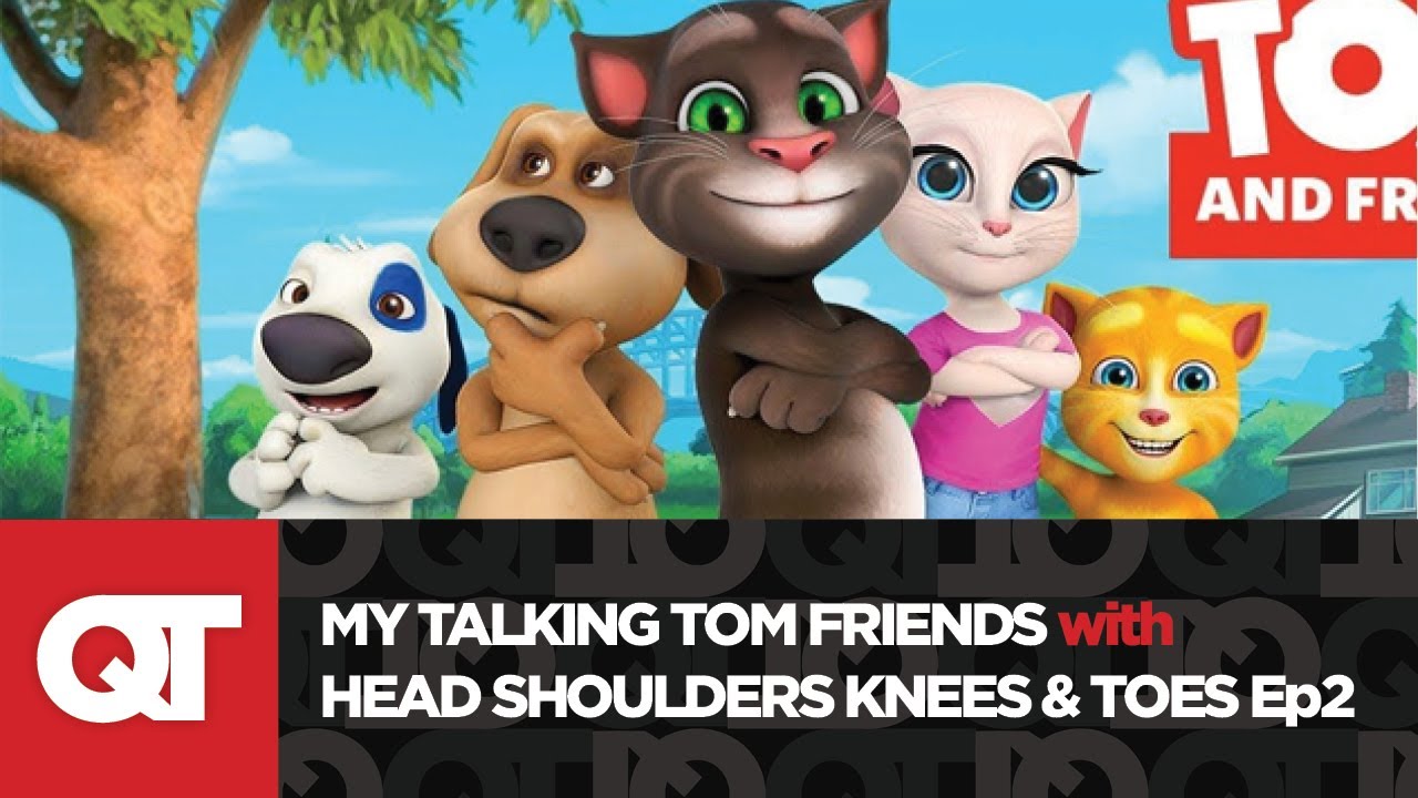 MY TALKING TOM FRIENDS - HEAD SHOULDERS KNEES AND TOES Ep2 - Quino ...
