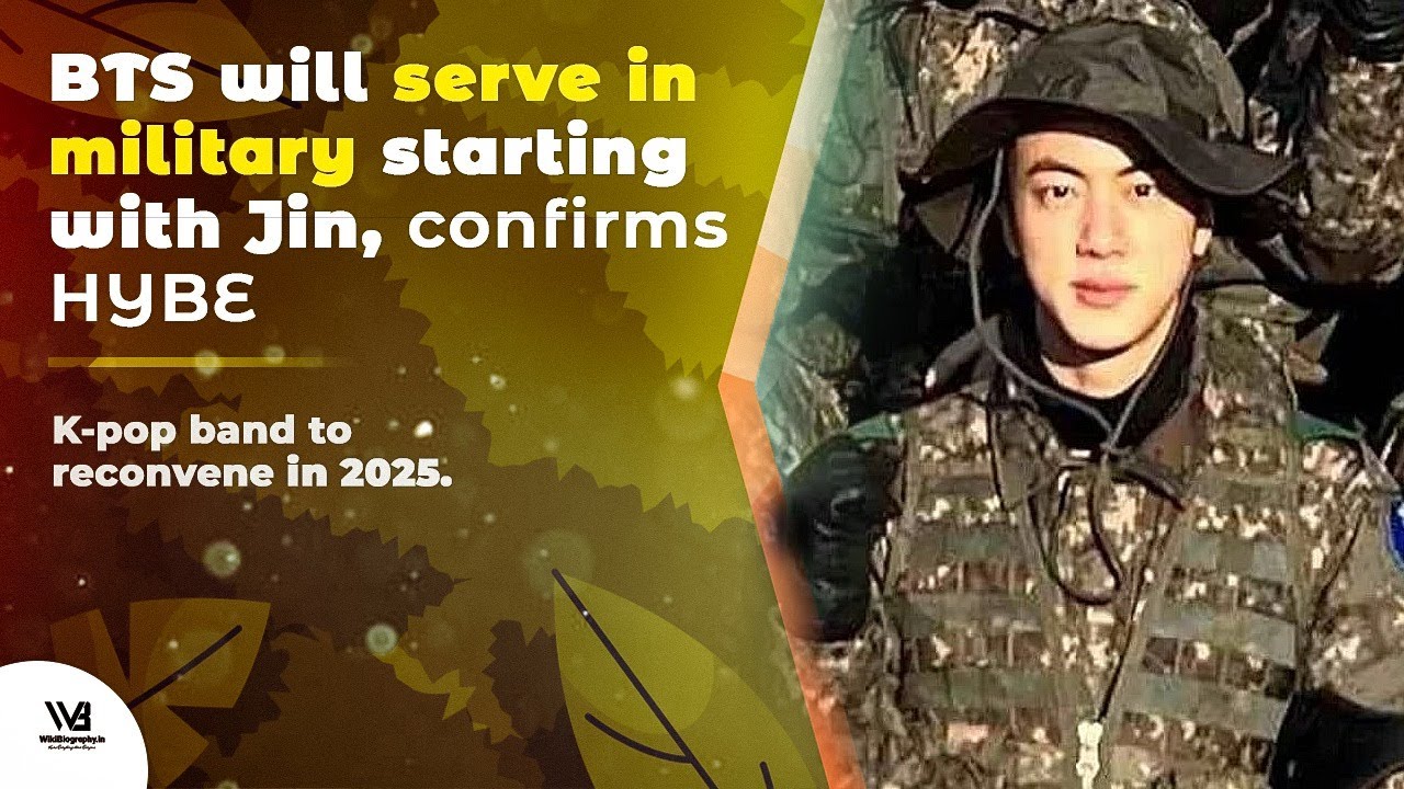 Bts Star Jin Aka Kim Seok Jin Have Joined Army| BTS Will Reunite In 2025 - YouTube