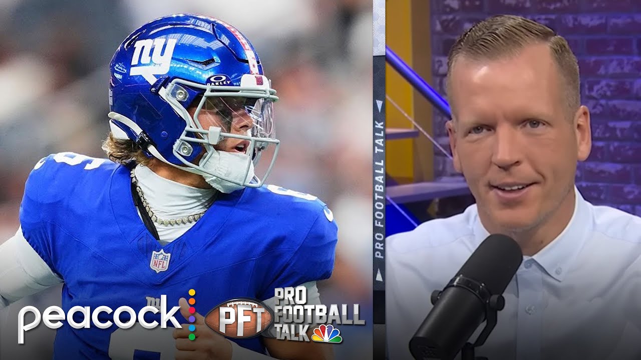 Jaxson Dart gets Giants fans excited for first time in long time | Pro Football Talk | NFL on ...