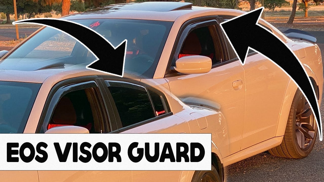 EOS VISORS ON MY NEW 2021 SCATPACK WIDE BODY - YouTube