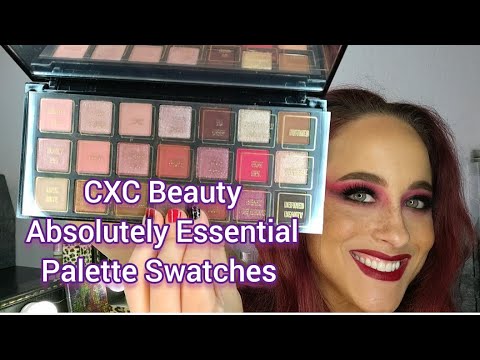 CXC BEAUTY | Absolutely Essential Eyeshadow Palette | LIVE Swatches ...