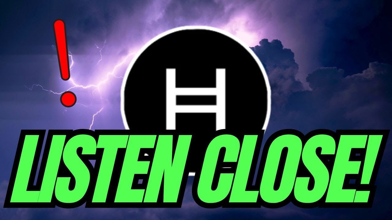 HEDERA (HBAR) IF YOU HOLD LISTEN CLOSELY, HERE IS WHY !! | HBAR CRYPTO ...