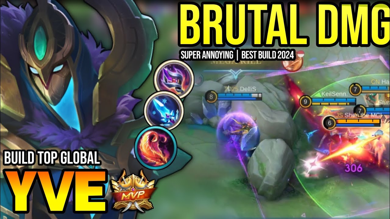 YVE BEST BUILD 2024 | BUILD TOP GLOBAL YVE GAMEPLAY | MOBILE LEGENDS ...