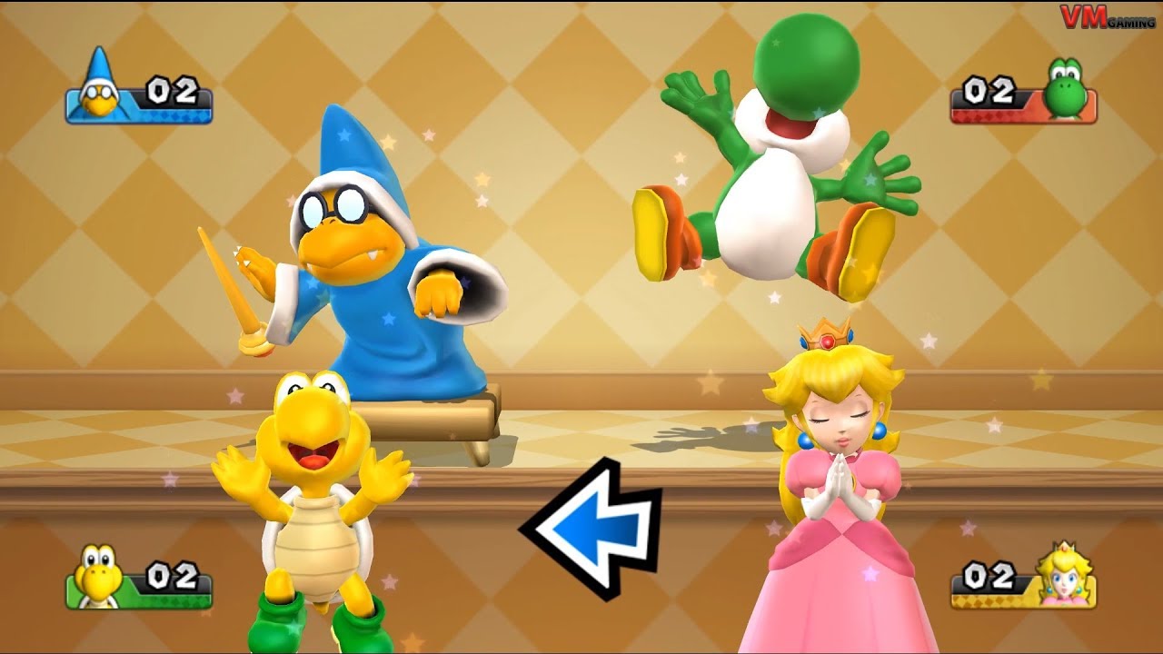 Mario Party 9 High Rollers | Yoshy , Magickoopa , Koopa , Peach #5 ...