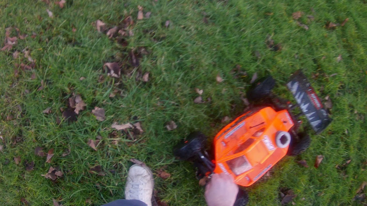 HPI Trophy 3.5 with a HPI Savage X 4.6 engine - YouTube