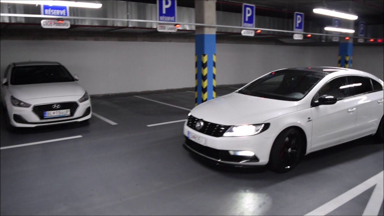 Volkswagen CC 3.6 Exhaust sound - YouTube