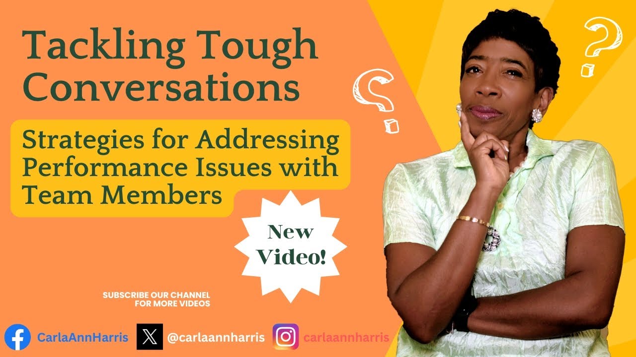 Tackling Tough Conversations: Strategies for Addressing Performance ...