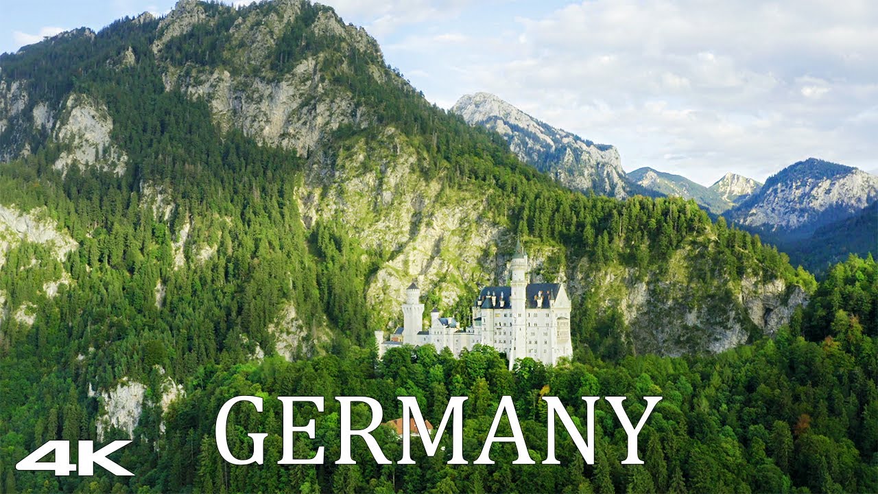 GERMANY IN 4K (ULTRA HD) Relaxing Music Along With Beautiful Nature ...
