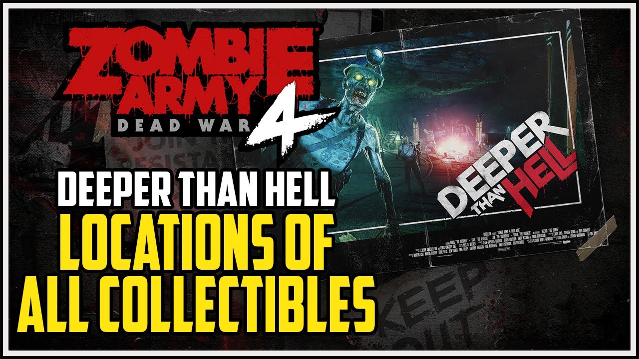Zombie Army 4 Deeper Than Hell All Collectible Locations - YouTube