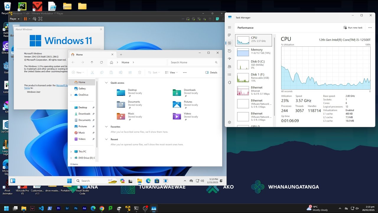 Installing Windows 11 inside a VM on a School Computer! - YouTube