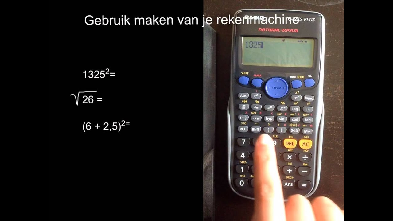 2KGT herhaling wortels, kwadraten, rekenmachine - YouTube