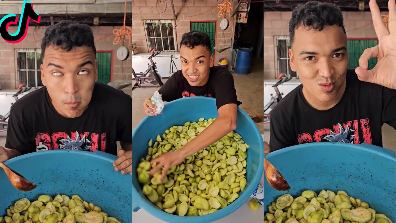 LARIN COMIENDO MANGO PICANTE | NUEVOS TIKTOK DE ALFREDO LARIN ...