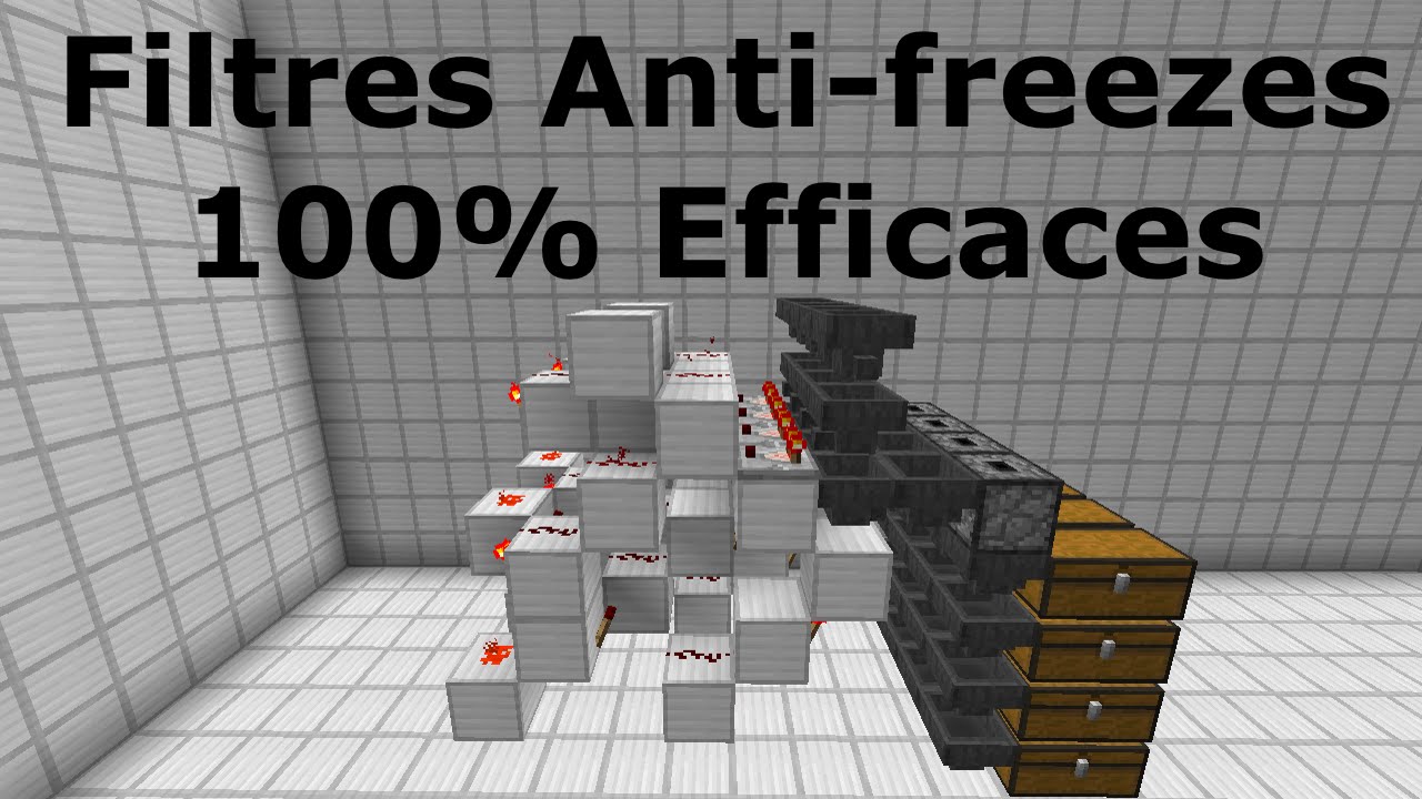 [Minecraft Tutoriel] Filtres Anti-freezes 100% Efficaces - YouTube