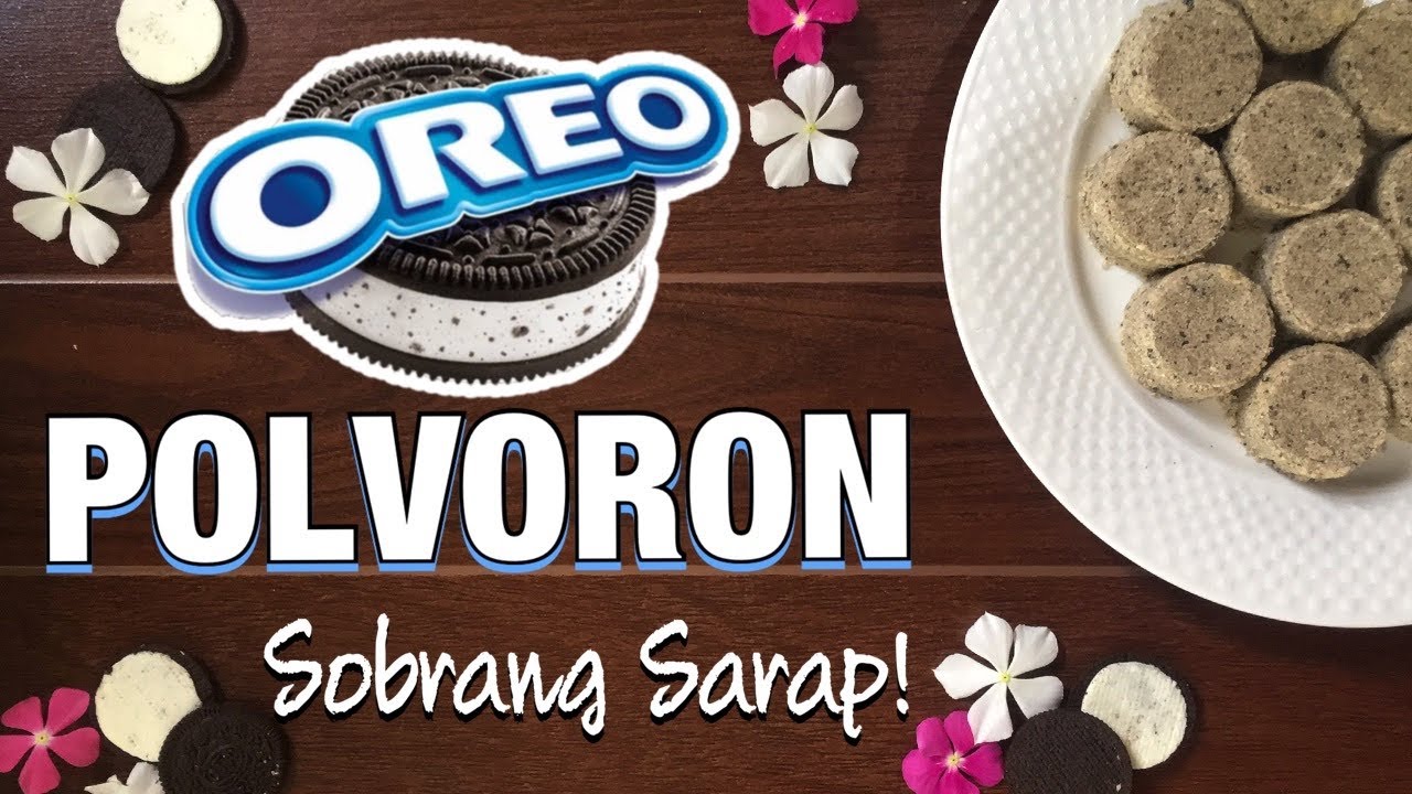 How to Make Polvoron with OREO Easy Recipe - YouTube