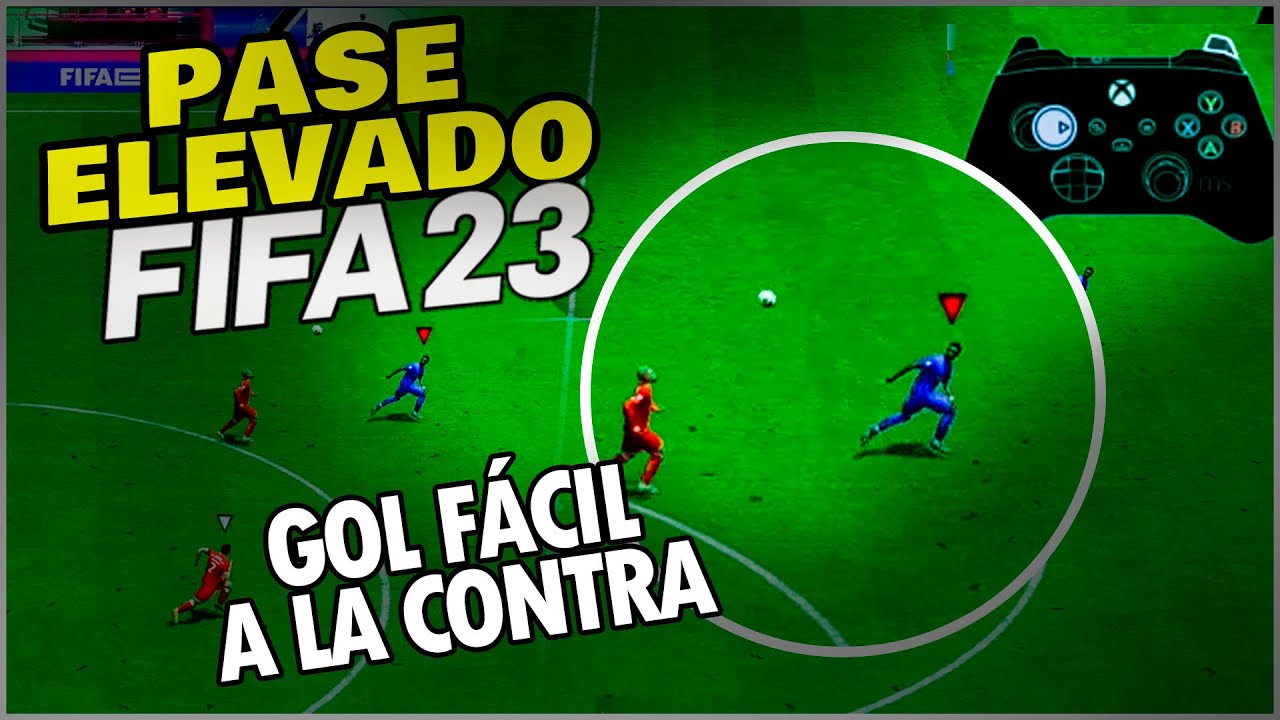 GOL FÁCIL A LA CONTRA || PASE LARGO ELEVADO TUTORIAL (L1+R1 triángulo ...