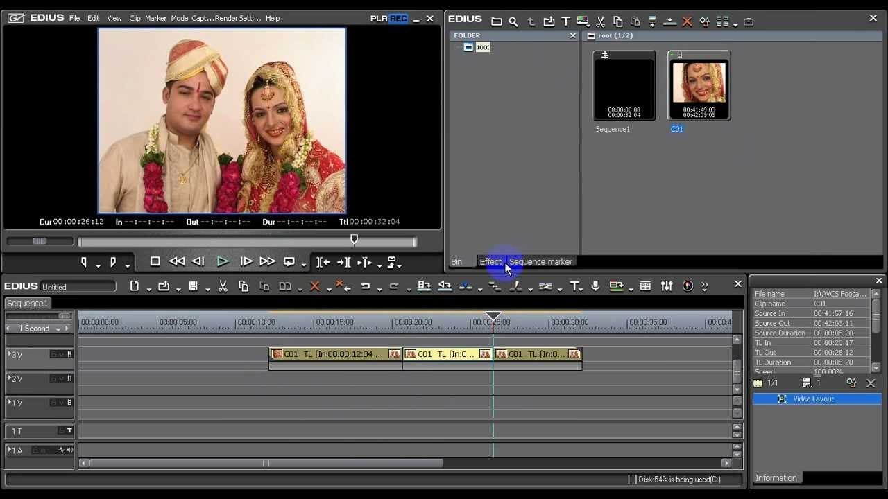 edius tutorial in hindi Basic 7/8/9 | Edius Tutorial 02 - YouTube