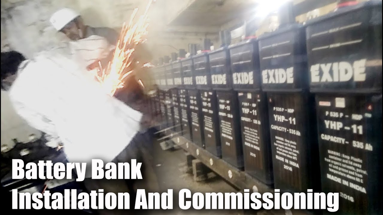 Battery Bank Installation And Commissioning - YouTube