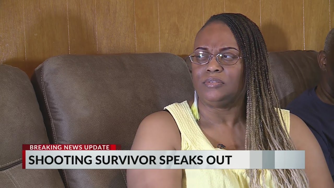 Mass shooting victim describes moment she was shot - YouTube