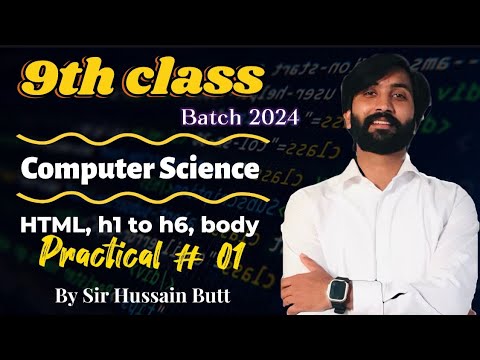 9th Class HTML Learning A Beginner's Guide to HTML Basics | Ch.5 | by ...