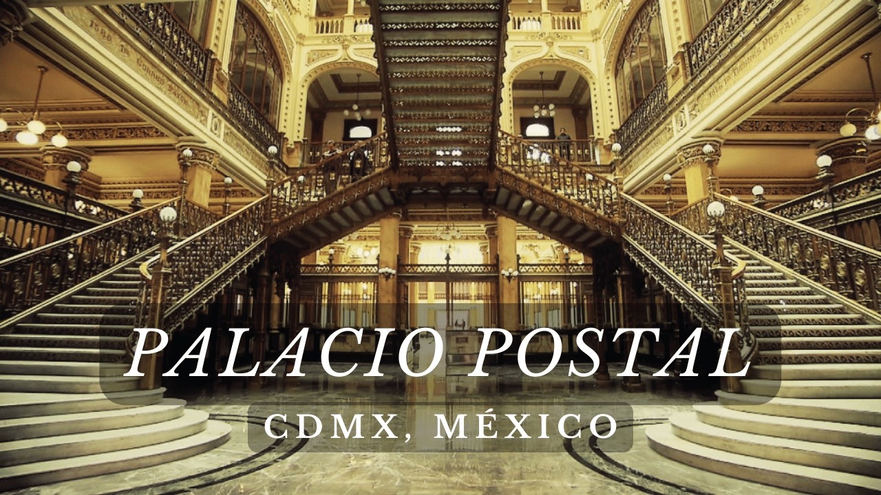 Visitando el Palacio Postal de la CDMX de Mexico 4K Video - YouTube