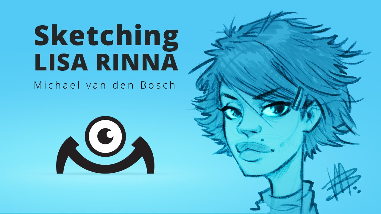 Photoshop CS6 - Lisa Rinna Sketch - YouTube