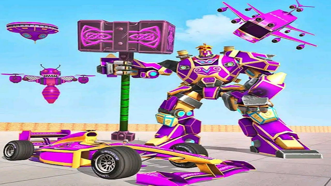 Multi Robot Car Game: Formula Car Robot Transform - Android Gameplay ...