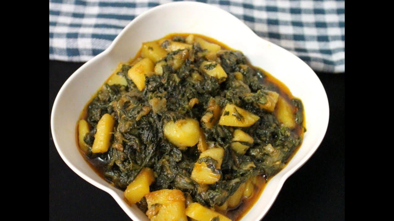 Aalo Palak Delicious Salan - YouTube