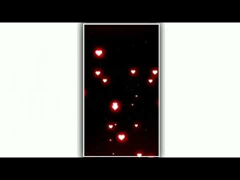 Template video background full screen || heart light effect || kinemaster black screen status