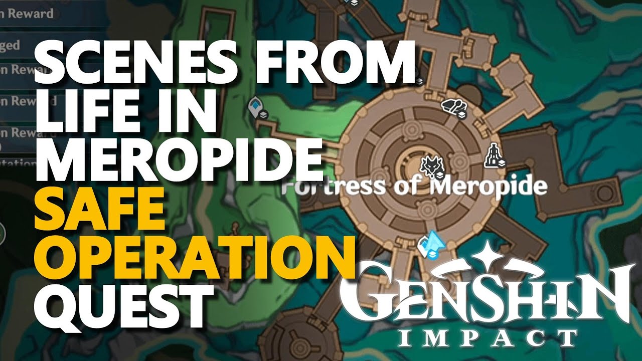 Scenes from Life in Meropide Safe Operation Genshin Impact - YouTube