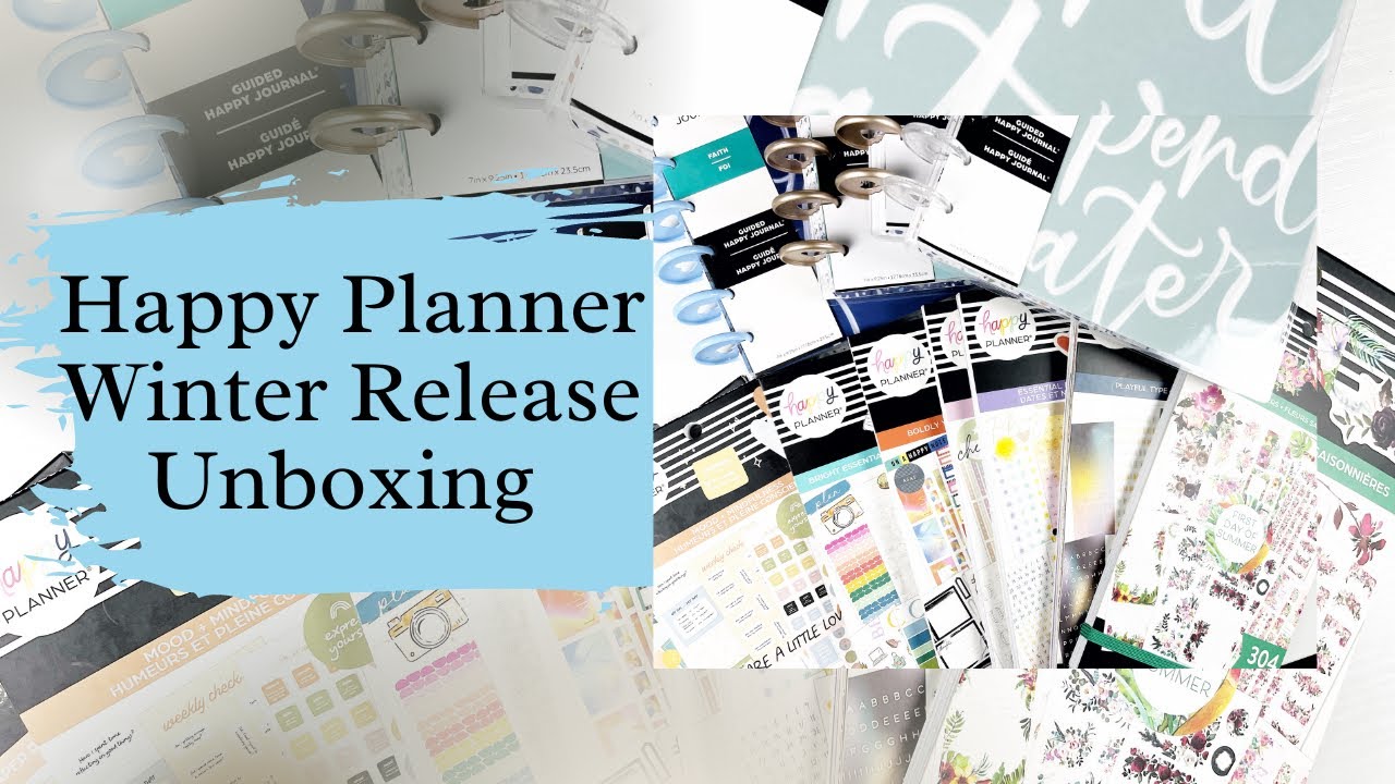 Happy Planner Winter Release| Unboxing - YouTube