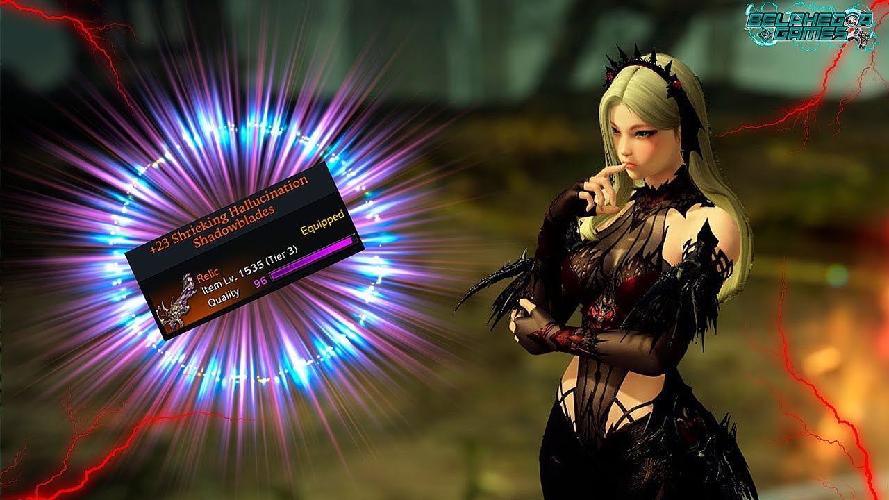 Lost Ark - Shadowhunter - Up Weapon +22 to +23 - Kazeros (Frenzyy ...