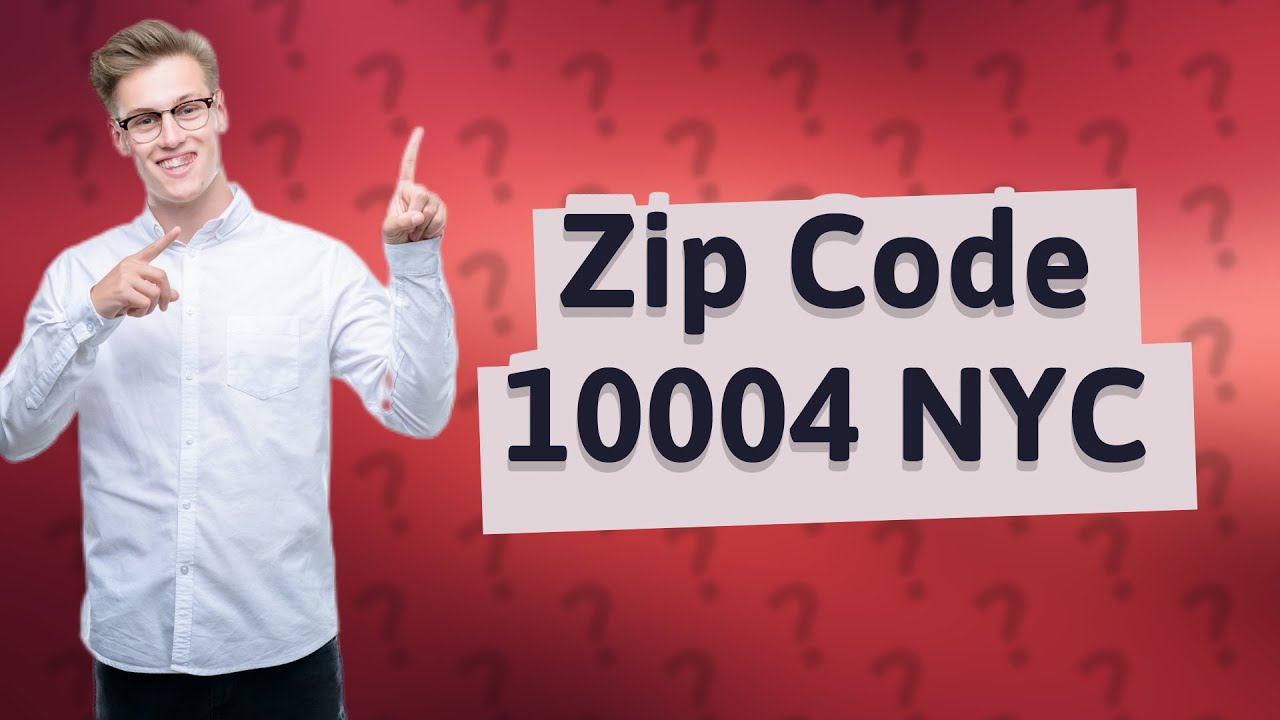 What zip code is 10004? - YouTube