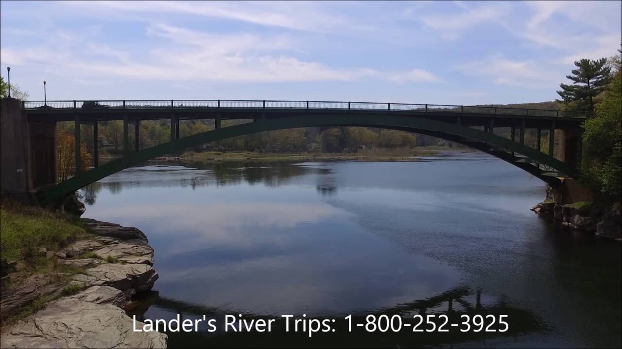 Lander's River Trips Narrowsburg Bridge - YouTube