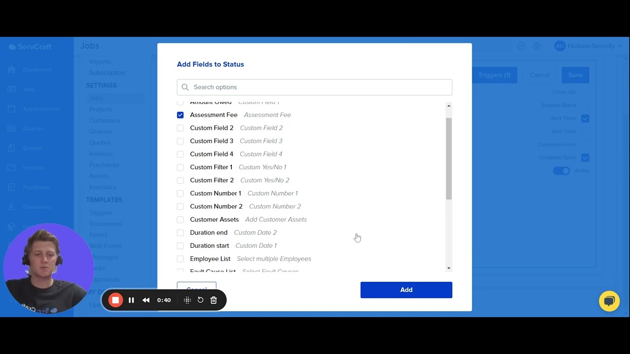 How to add fixed requirements in statuses - YouTube