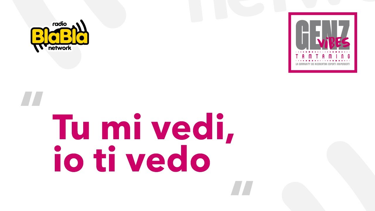 GenZVibes - TU MI VEDI, IO TI VEDO | 24-09-2025 - YouTube