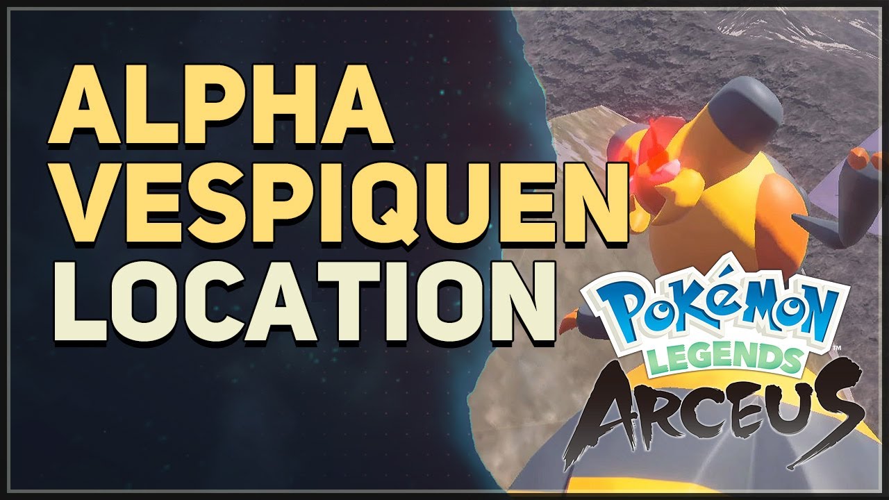 Alpha Vespiquen Location Pokemon Legends Arceus - YouTube