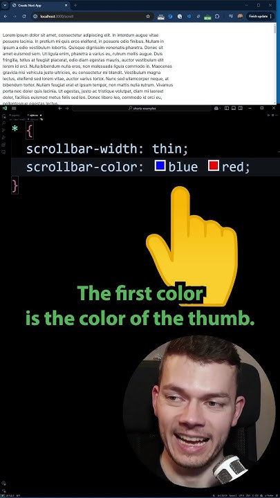 You Can Style The Browser Scrollbar 🤯 #css #frontend # ... You Can Style The Browser Scrollbar 🤯 #css #frontend # ...