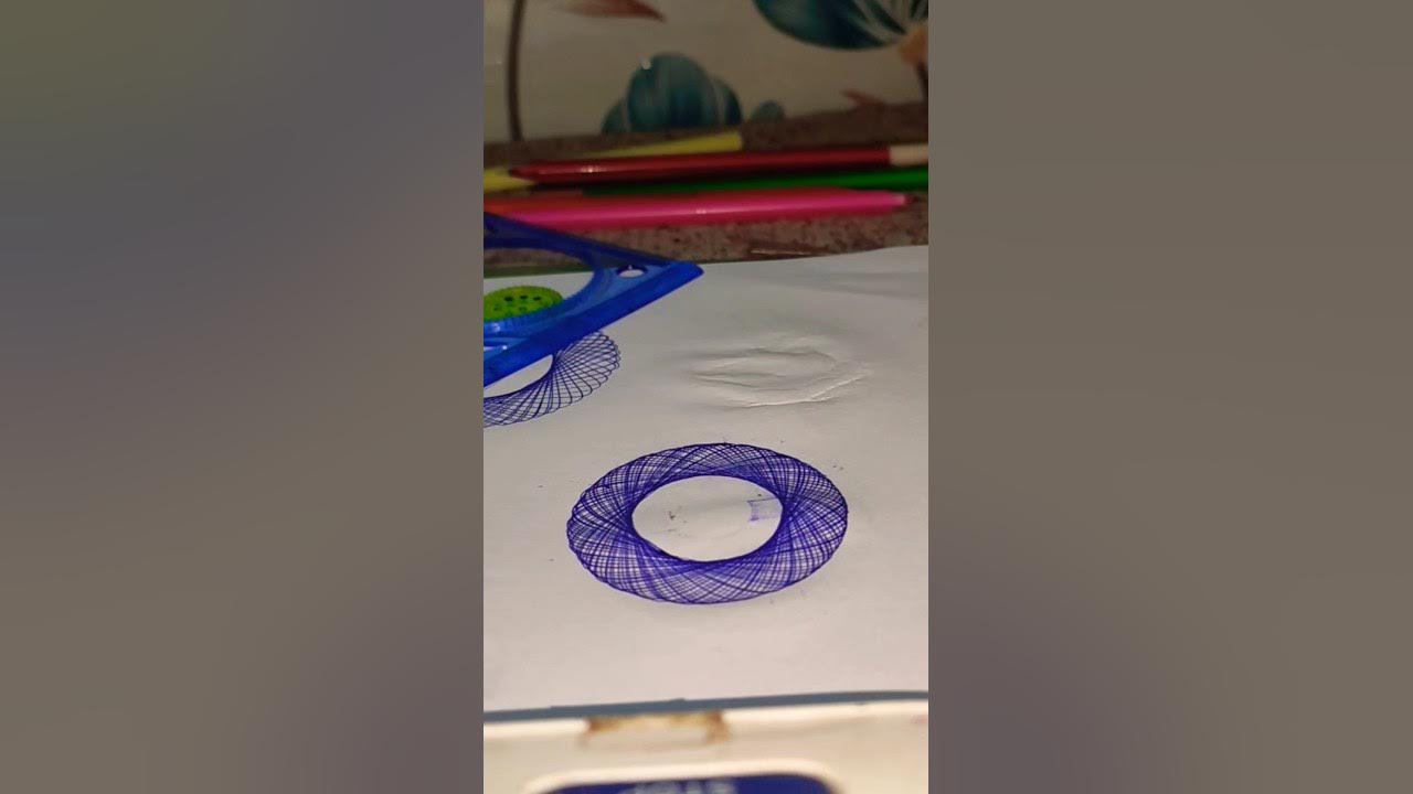 Spirograph kaise banayen|Spirograph kaise banayen| How to make spirograph - YouTube