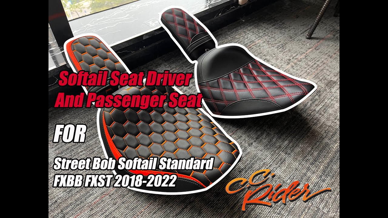 Softail Seat Driver And Passenger Seat 2 Up Seat For Street Bob Softail ...