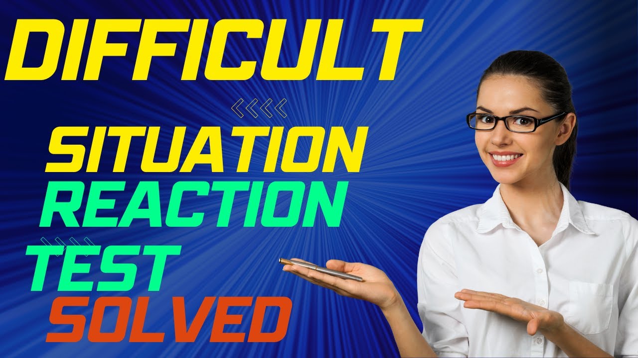 most commonly confusing situation reaction test with complete ...
