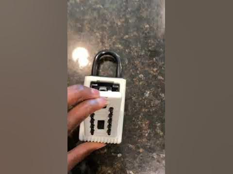 How to unlock lockbox**** - YouTube
