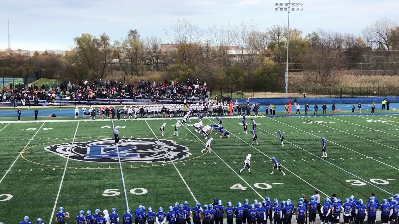 2018 11 03 Lake Zurich Bears LB Dwyer picks Mt Carmel - YouTube