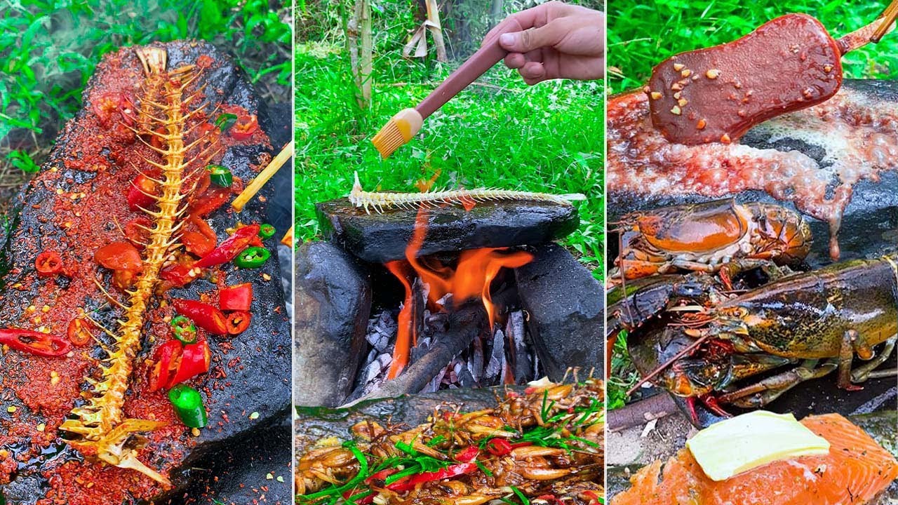 Best real food ever! | Baked ice cream, Grilled crickets | TikTok Funny ...