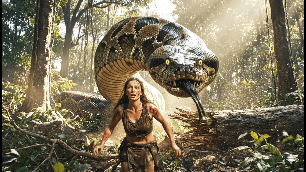 Part 5 | A Girl Alone Surviving in the Jungle from Giant Python ...